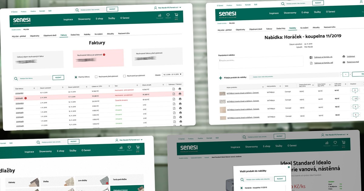 SENESI má nový e-shop pro velkoobchodní prodej od FG Forrest - FG Forrest